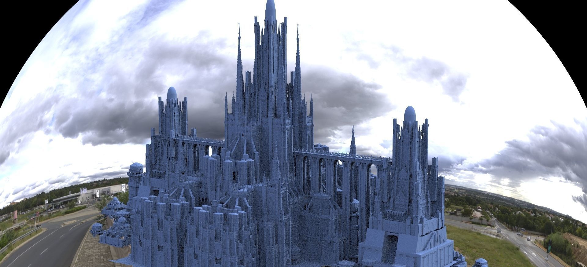 Bloodborne inspired Cathedral Ornate Fine architecture 3D model | CGTrader