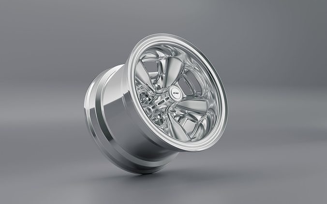 3D model muscle car rim US Wheel VR / AR / low-poly | CGTrader