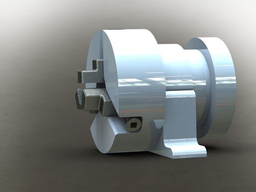 3 Jaw independent Chuck free 3D model | CGTrader