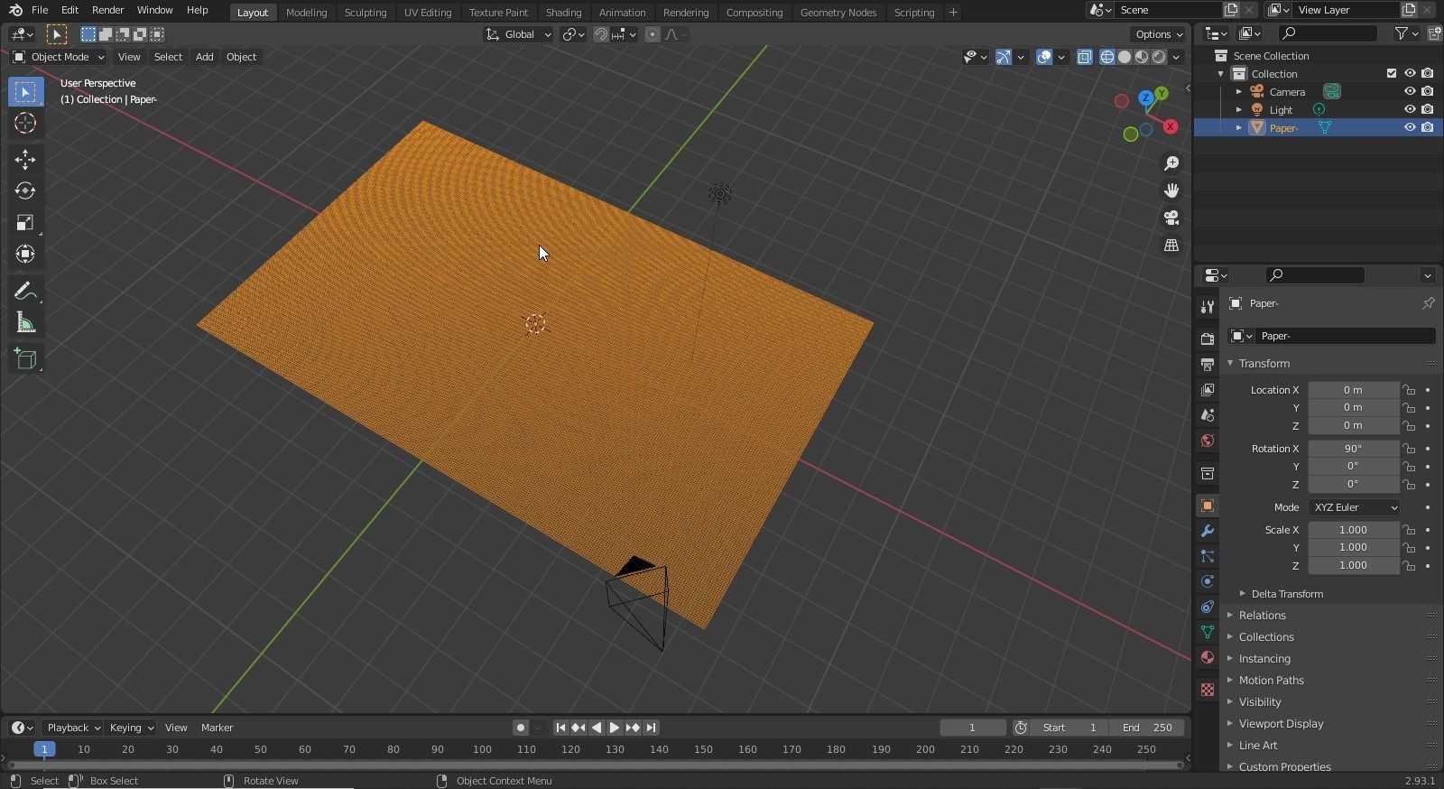 3D model ANIMATED PAPER VR / AR / low-poly | CGTrader