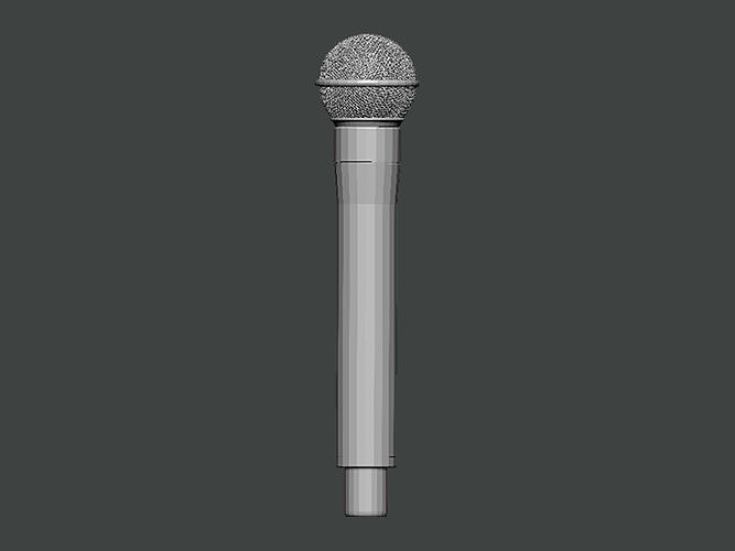 3D Model-MIKE0001 microphone 3D model 3D printable | CGTrader