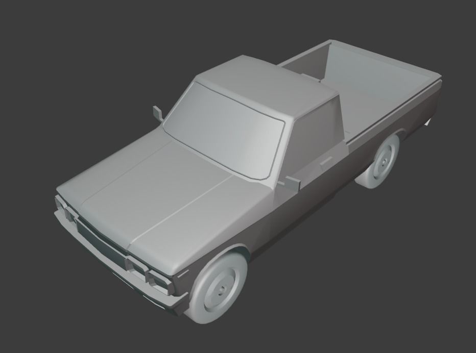 3D model 77 Chevrolet Luv VR / AR / low-poly | CGTrader
