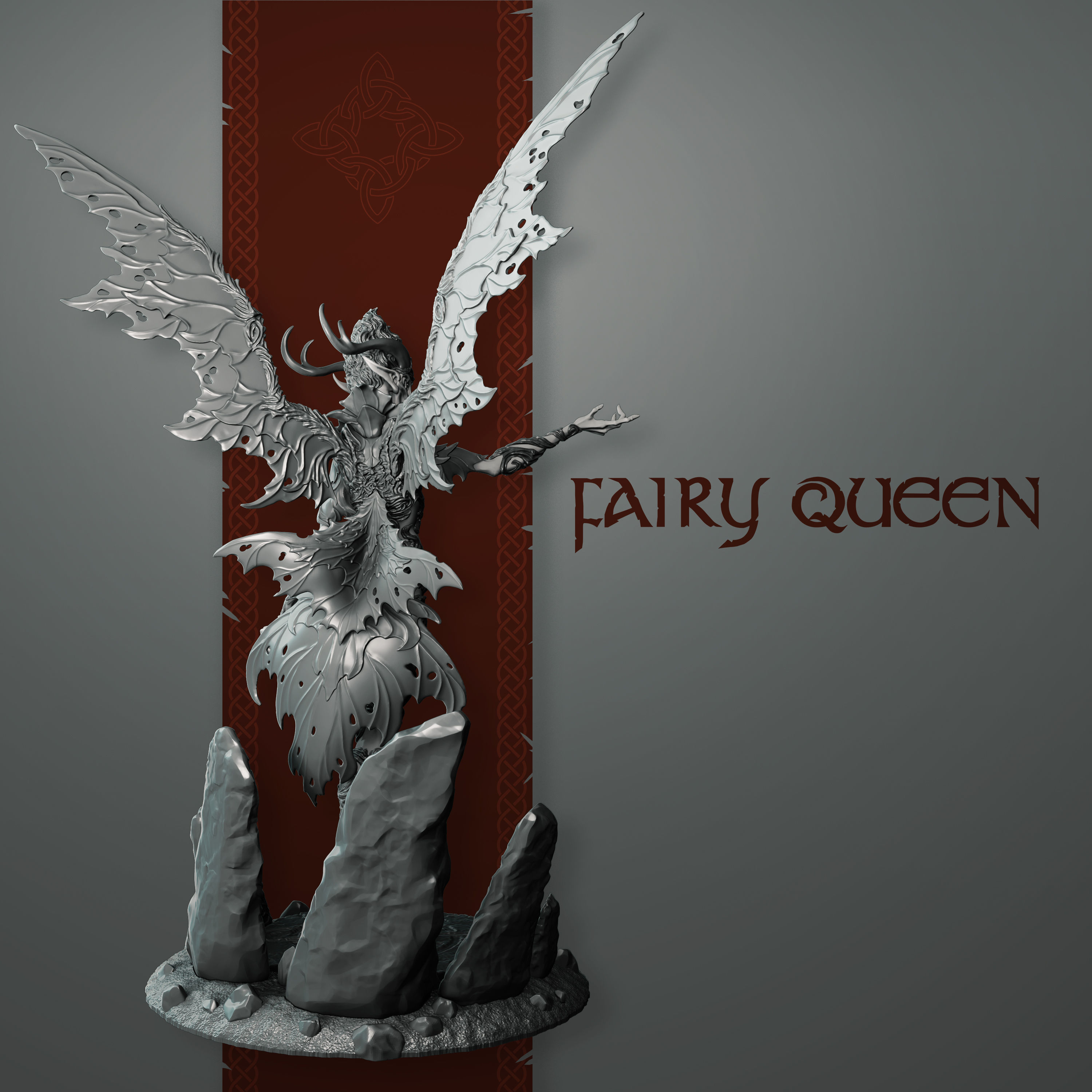 The Fairy Queen 3D model 3D printable | CGTrader