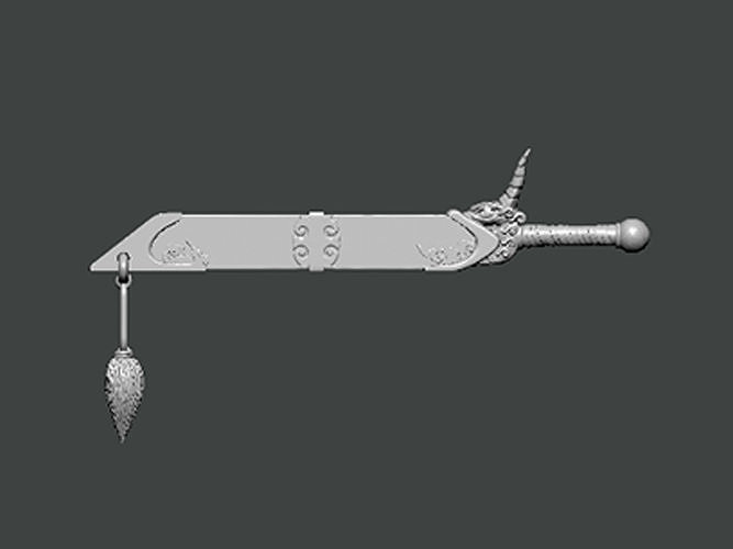 3D Model-SWORD0008 sword 3D model 3D printable | CGTrader