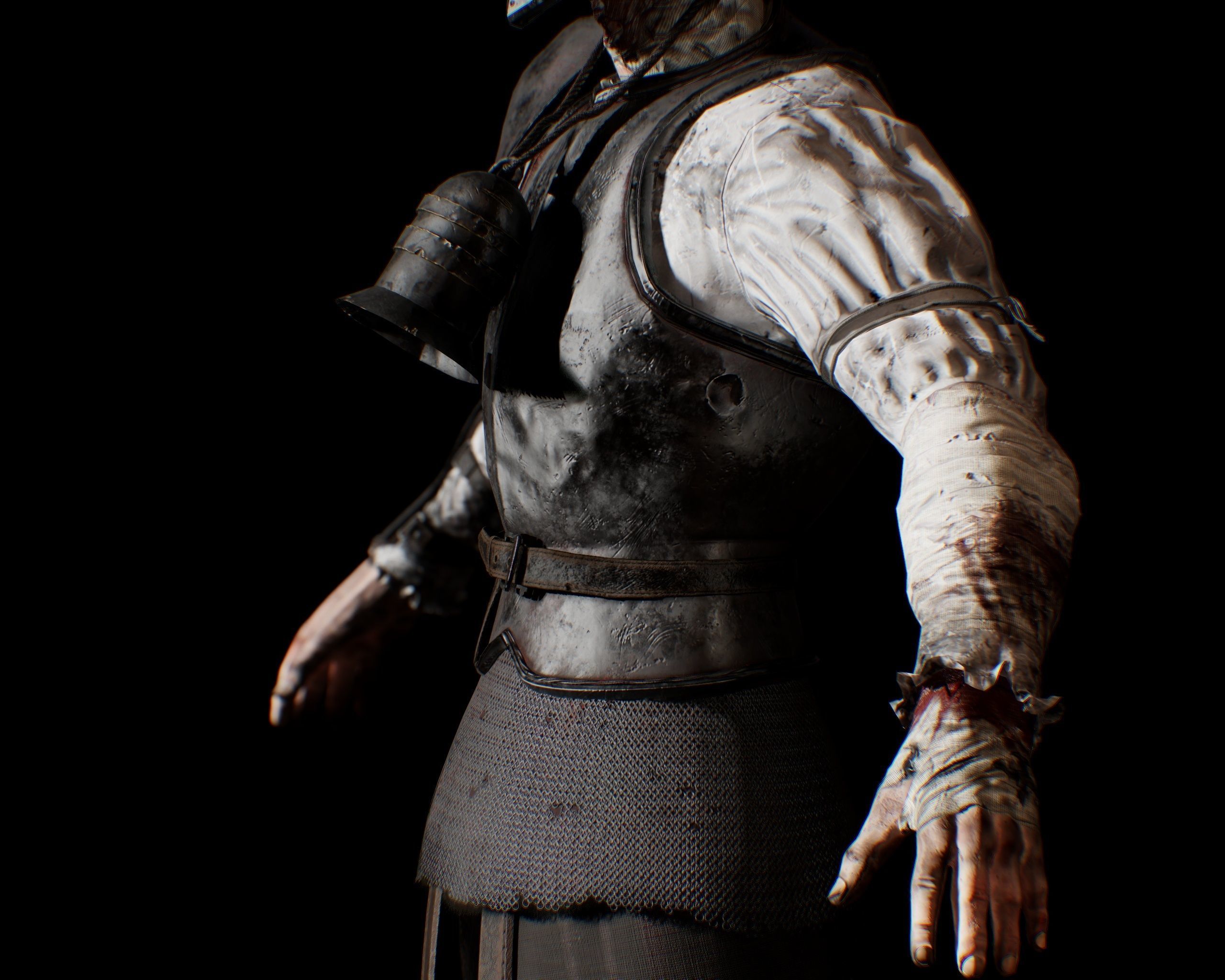 3D model Bell ringer knight - Game Ready VR / AR / low-poly rigged ...