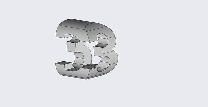 Text 3D letter d 3D model | CGTrader