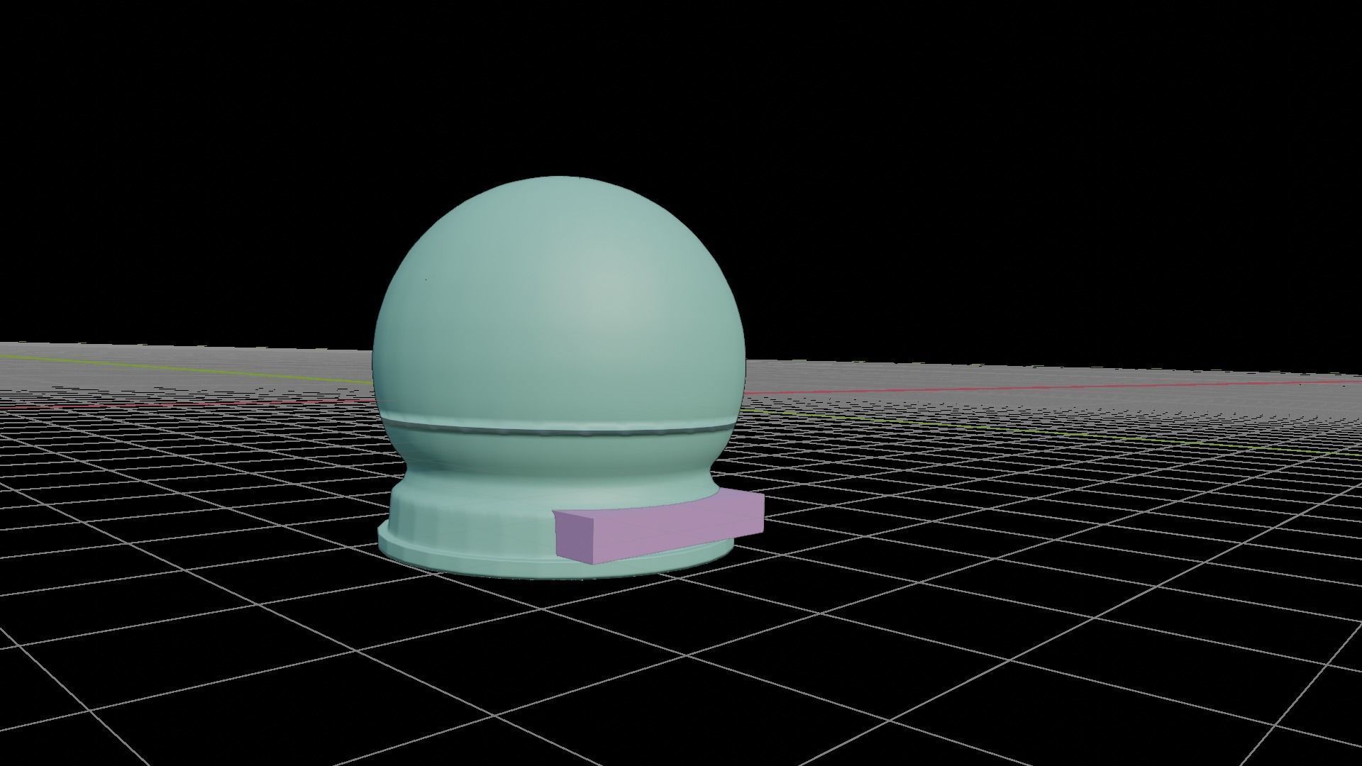 Snowglobe with falling snow 3D model animated | CGTrader