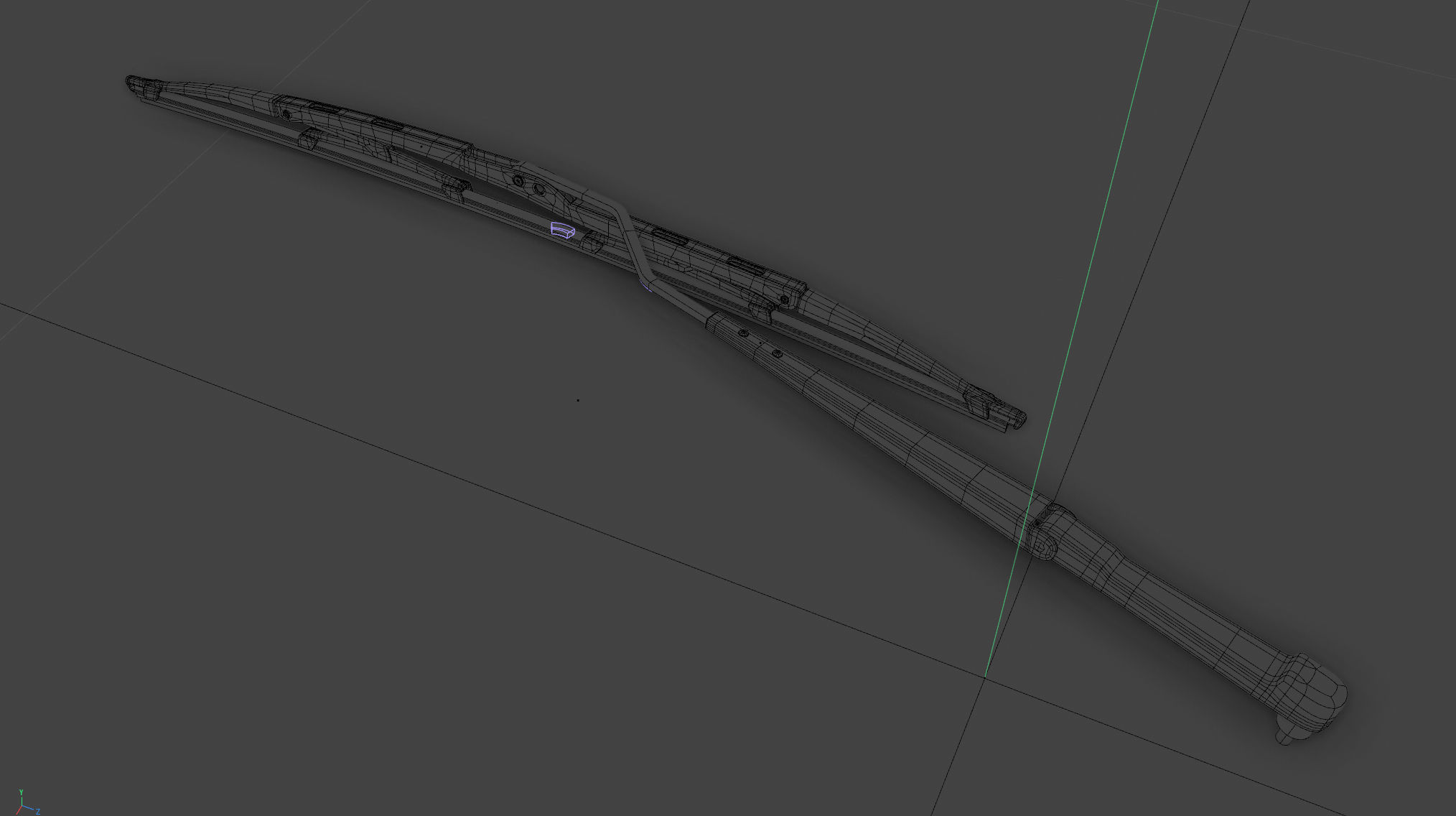 Car Windscreen Wiper 3D model | CGTrader
