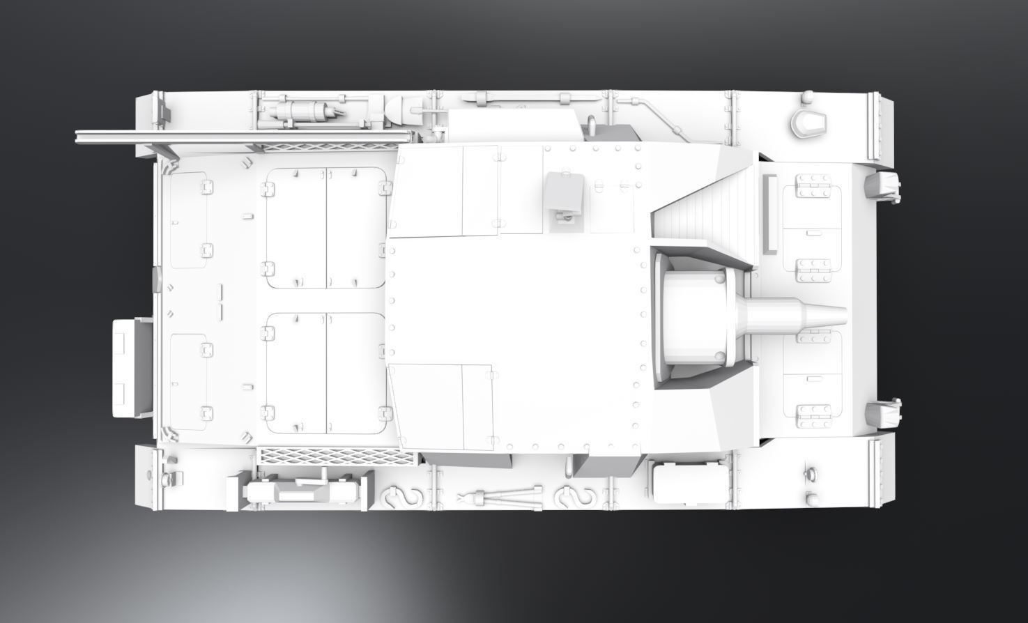 Stug III B scale model 3D model 3D printable | CGTrader