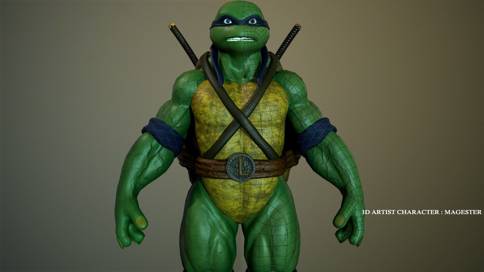 3D model TMNT Ninja Turtles VR / AR / low-poly | CGTrader