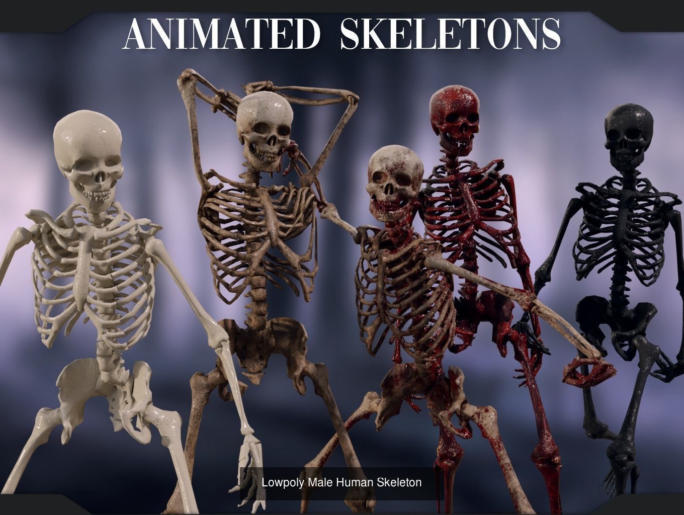 Skeleton Mega Pack 3D Model Collection | CGTrader