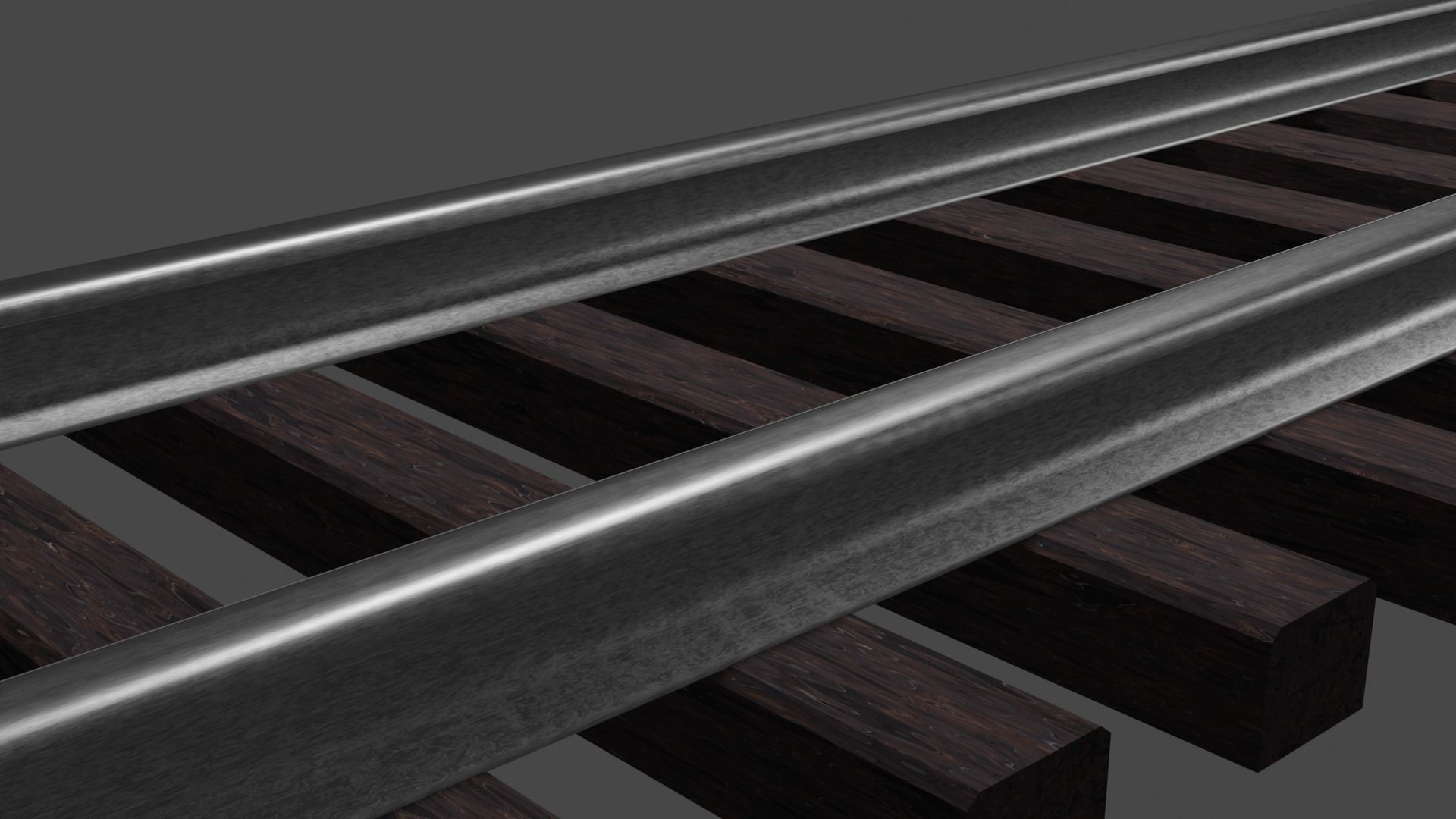 Railway low-poly free VR / AR / low-poly 3D model | CGTrader