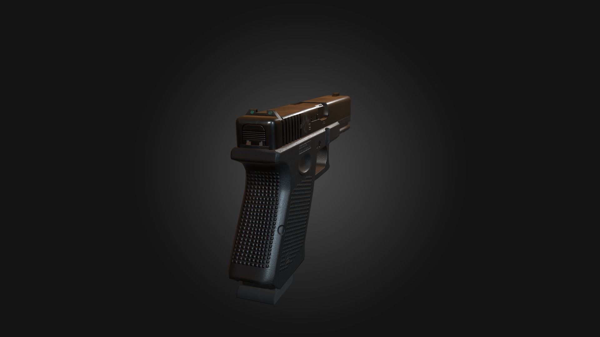 Glock 19 Low Poly Game-ready free VR / AR / low-poly 3D model | CGTrader