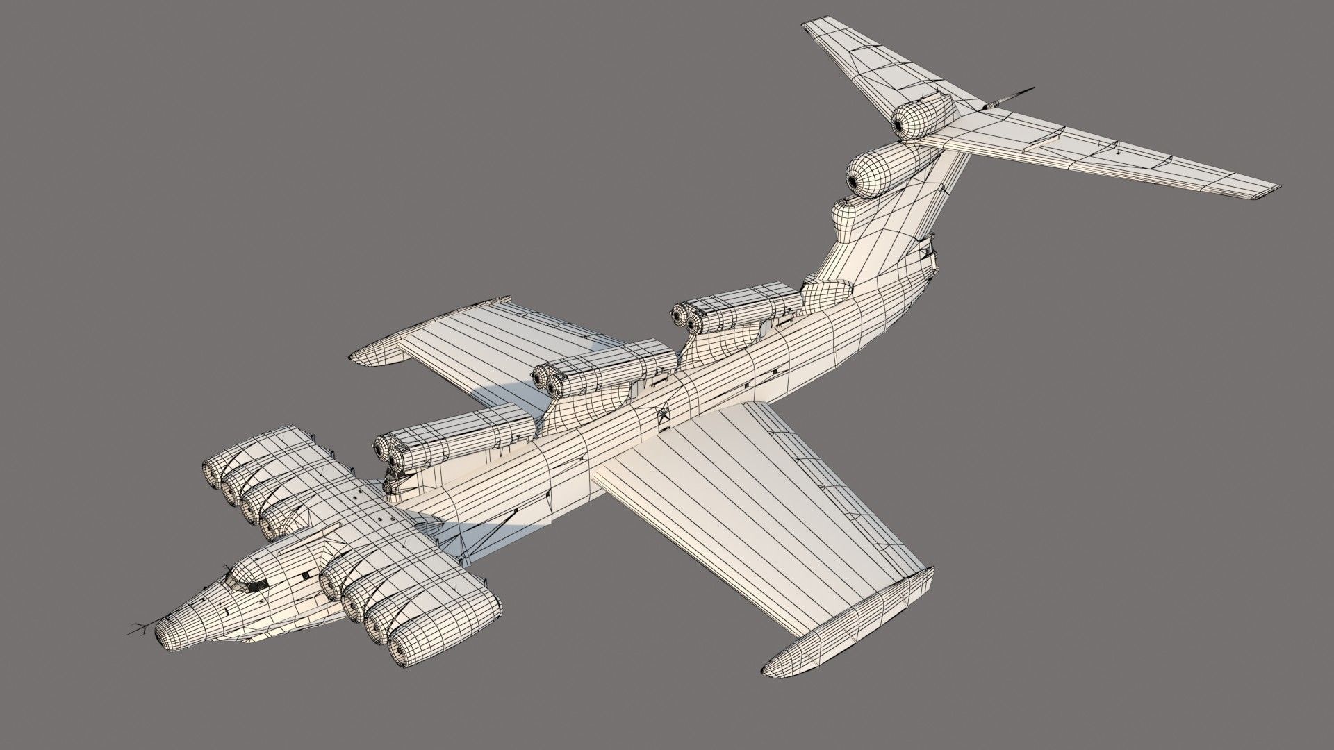 3D model Lun-class ekranoplan project 903 VR / AR / low-poly | CGTrader
