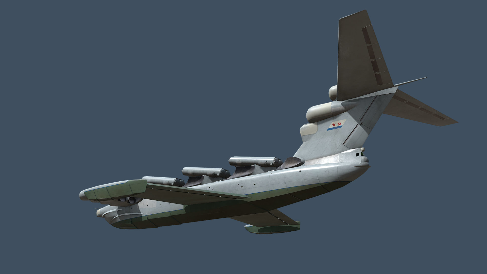 3D model Lun-class ekranoplan project 903 VR / AR / low-poly | CGTrader