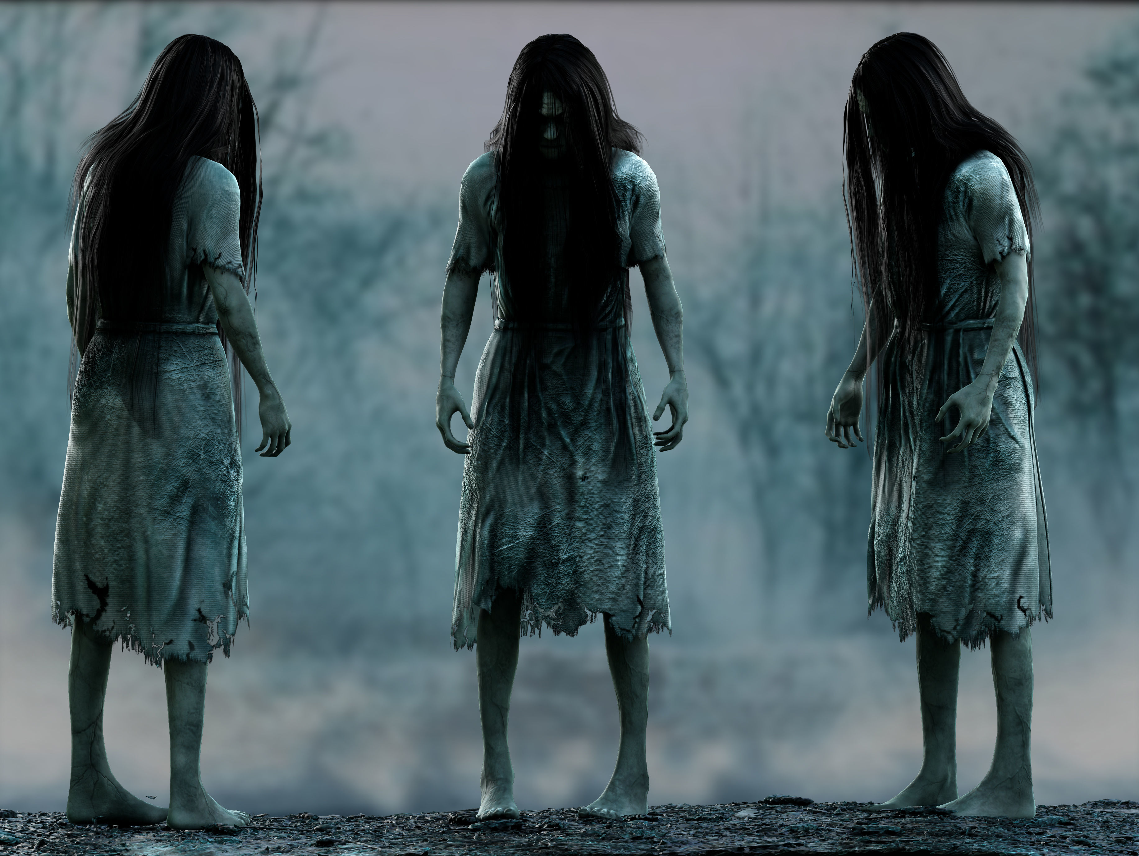 3D Model Collection Horror pack VR / AR / low-poly | CGTrader