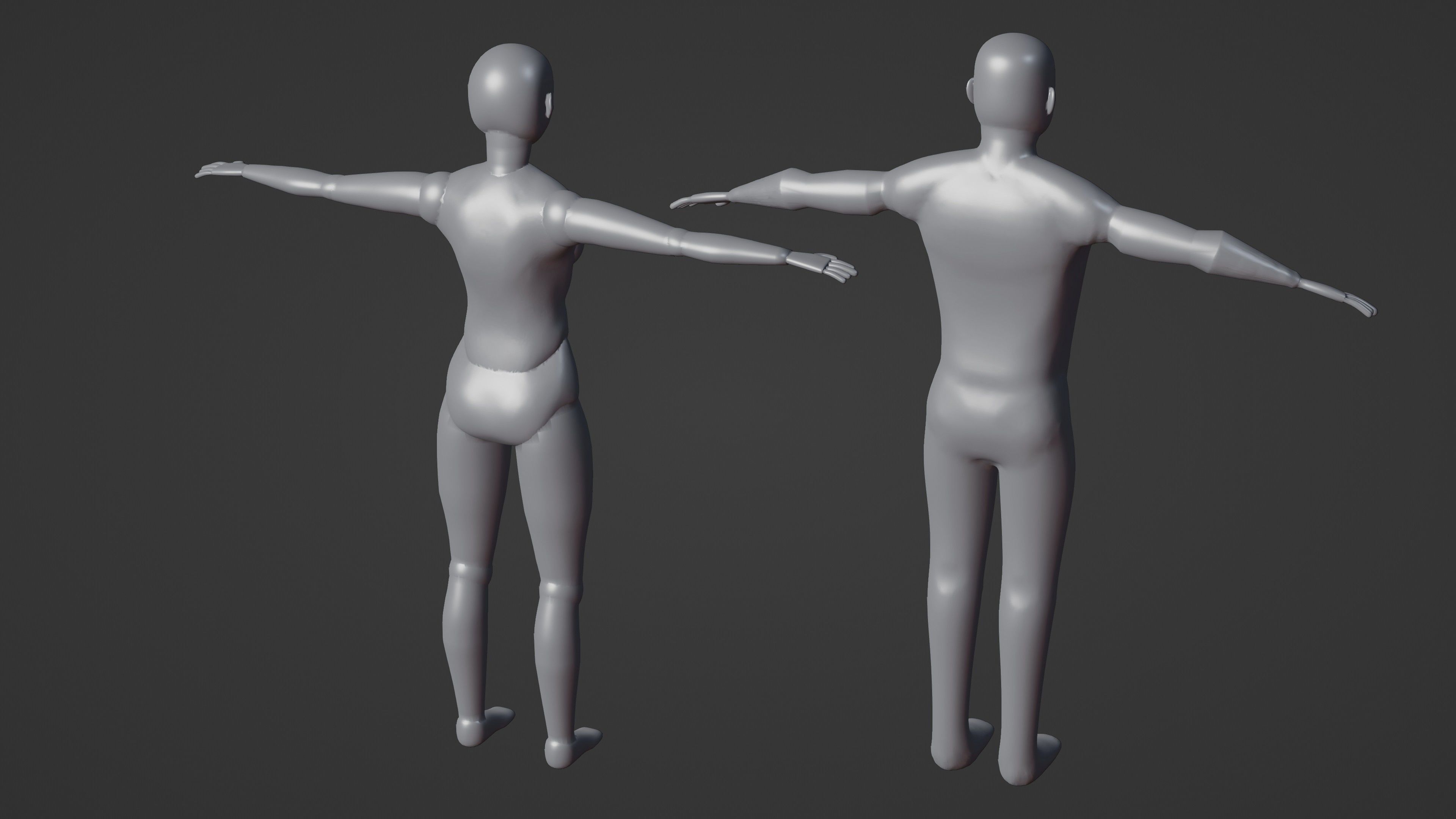 Free Human Base Meshes For Sculpting free 3D model | CGTrader