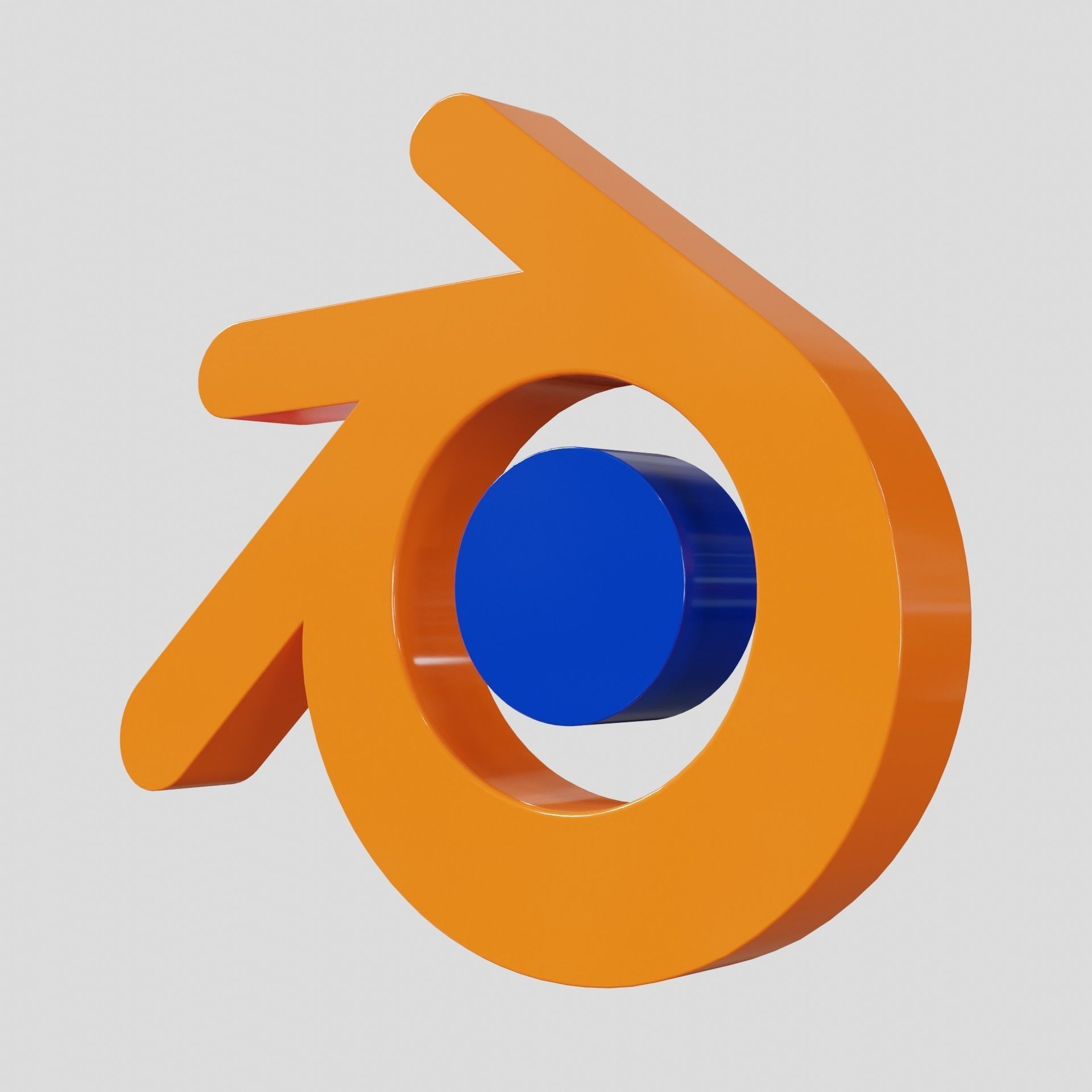 Free 3d Blender Logo free 3D model animated | CGTrader