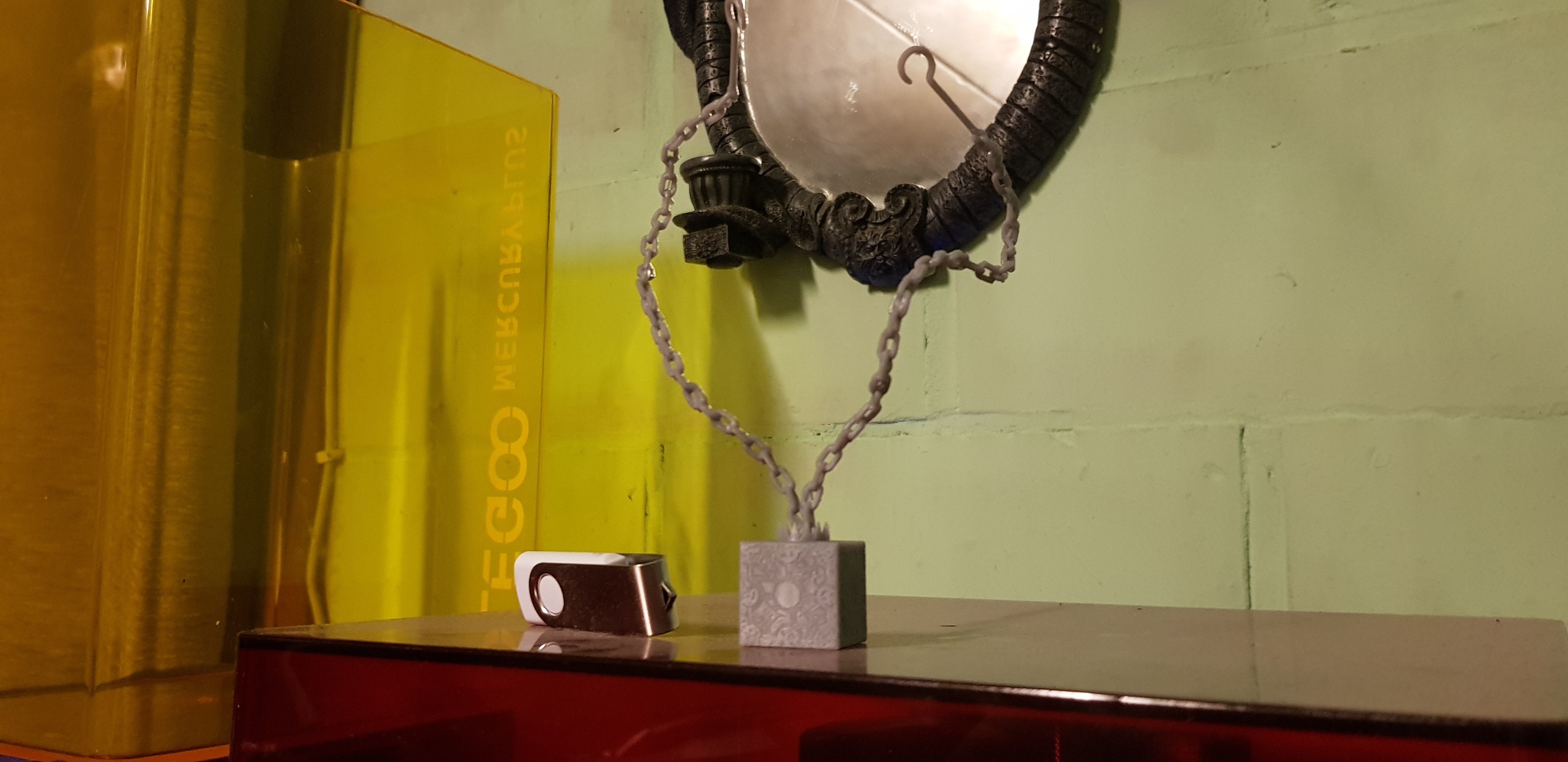 Pinhead woman in dress with chains 3D model | CGTrader