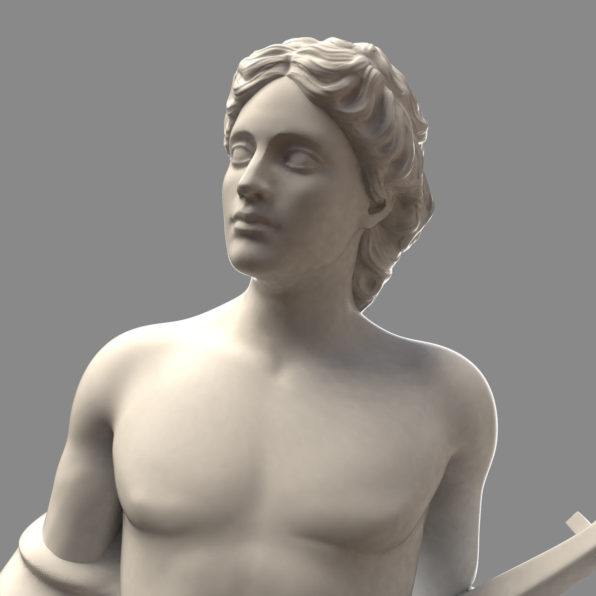 Apollo Statue 3D model | CGTrader