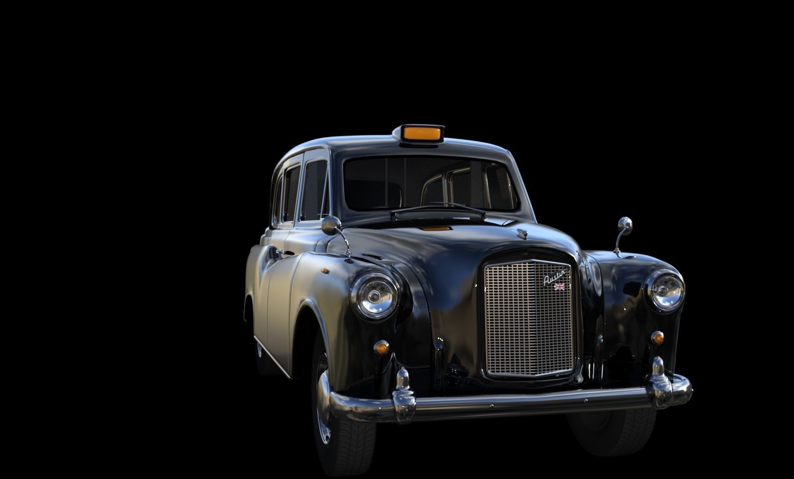 London Taxi 3D model rigged | CGTrader