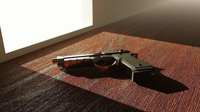3D model BERETTA 9mm pistol model VR / AR / low-poly | CGTrader