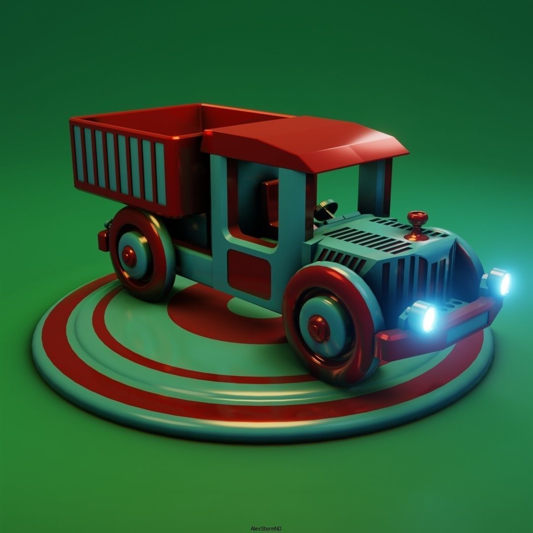 Truck 3D model 3D printable | CGTrader