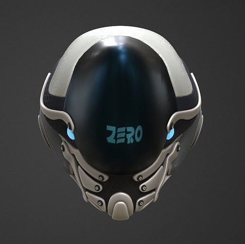 Mecha Dyno Helmet 3D model | CGTrader