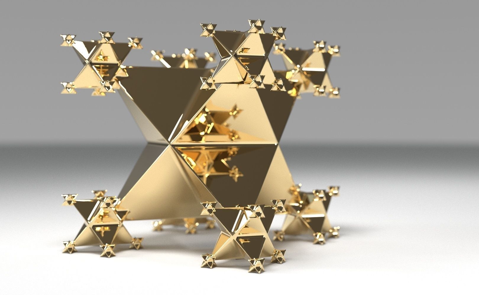 Tetrahedron Star 3D model 3D printable | CGTrader