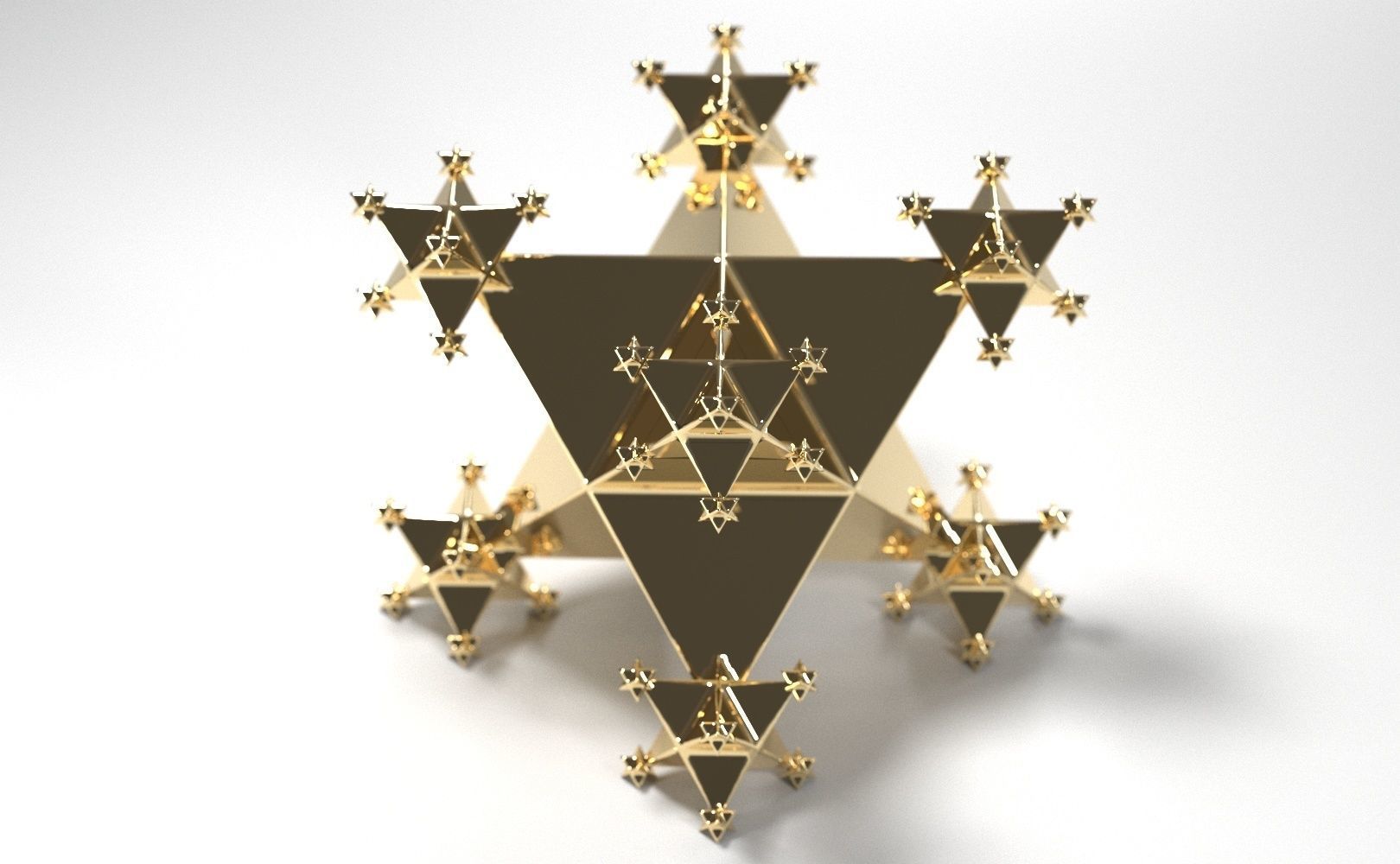 Tetrahedron Star 3D model 3D printable | CGTrader
