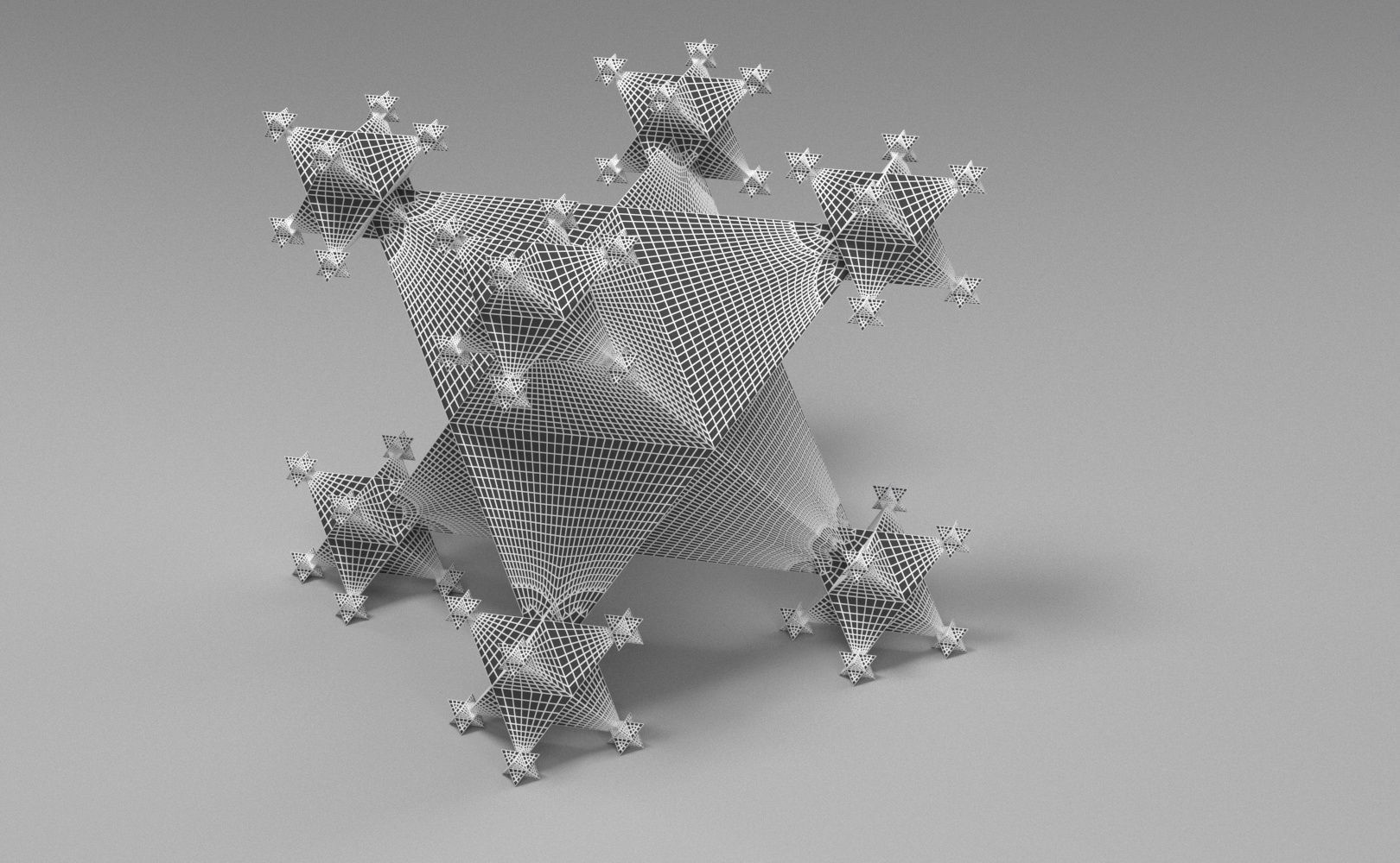 Tetrahedron Star 3D model 3D printable | CGTrader