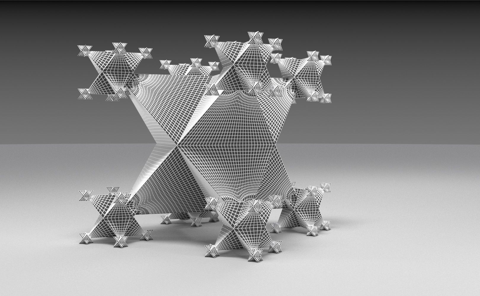 Tetrahedron Star 3D model 3D printable | CGTrader