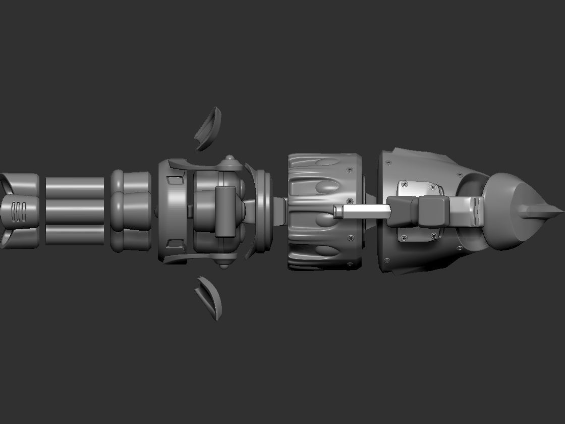 Jinx PowPow Minigun - League of Legends Cosplay - LOL 3D model 3D ...