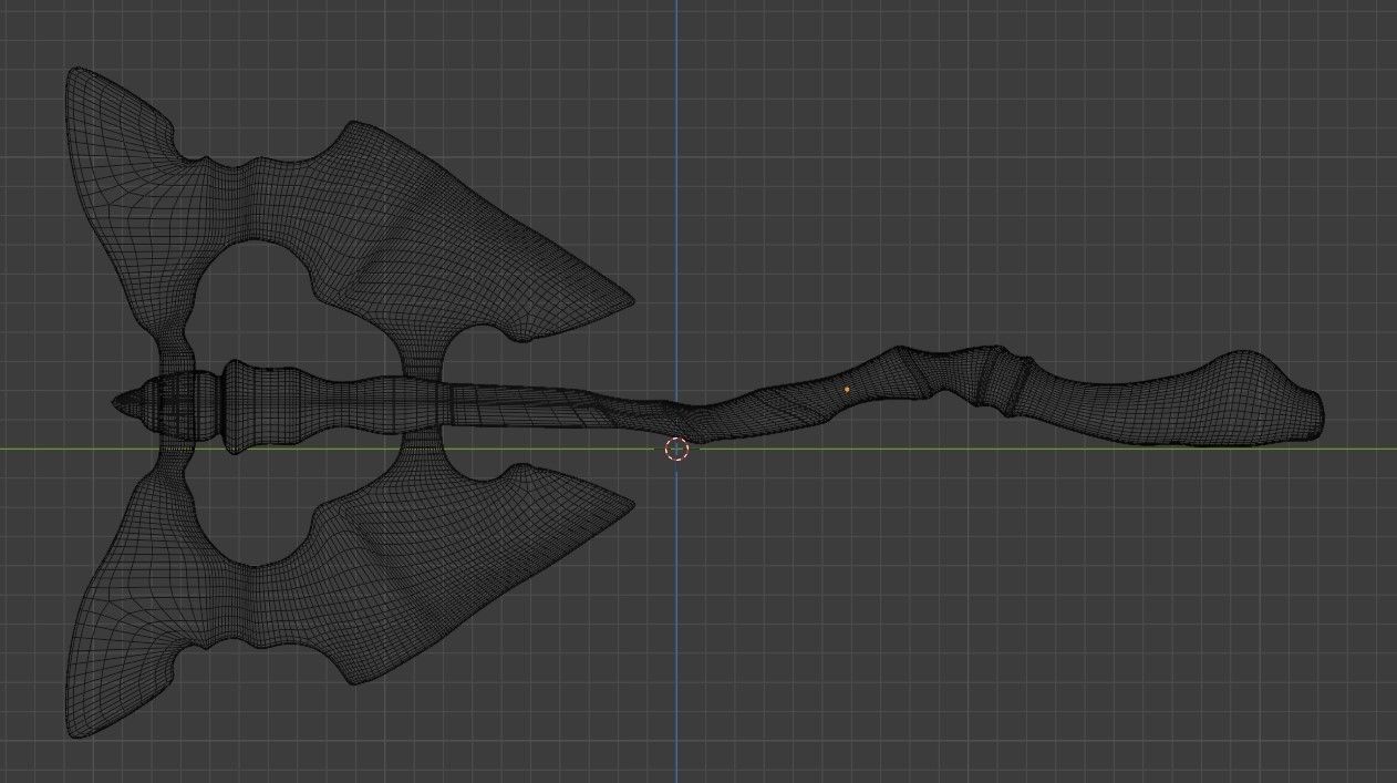 Double-edged axe high poly free 3D model | CGTrader