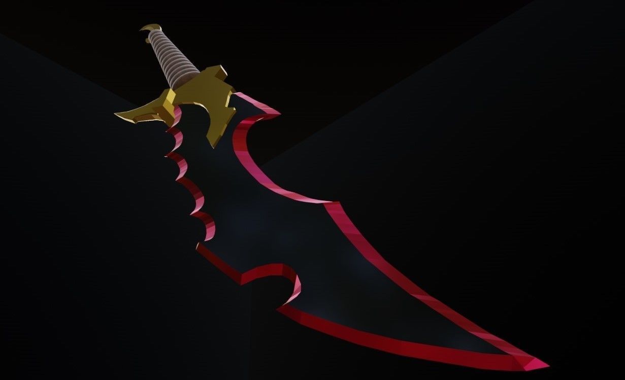 3D model Knight Slayer - Dagger from solo leveling VR / AR / low-poly ...
