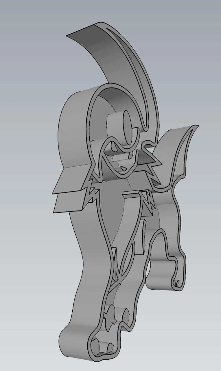 Amazing Pokemon Absol Cookie Cutter Stamp Cake Decorating 3D model animated | CGTrader