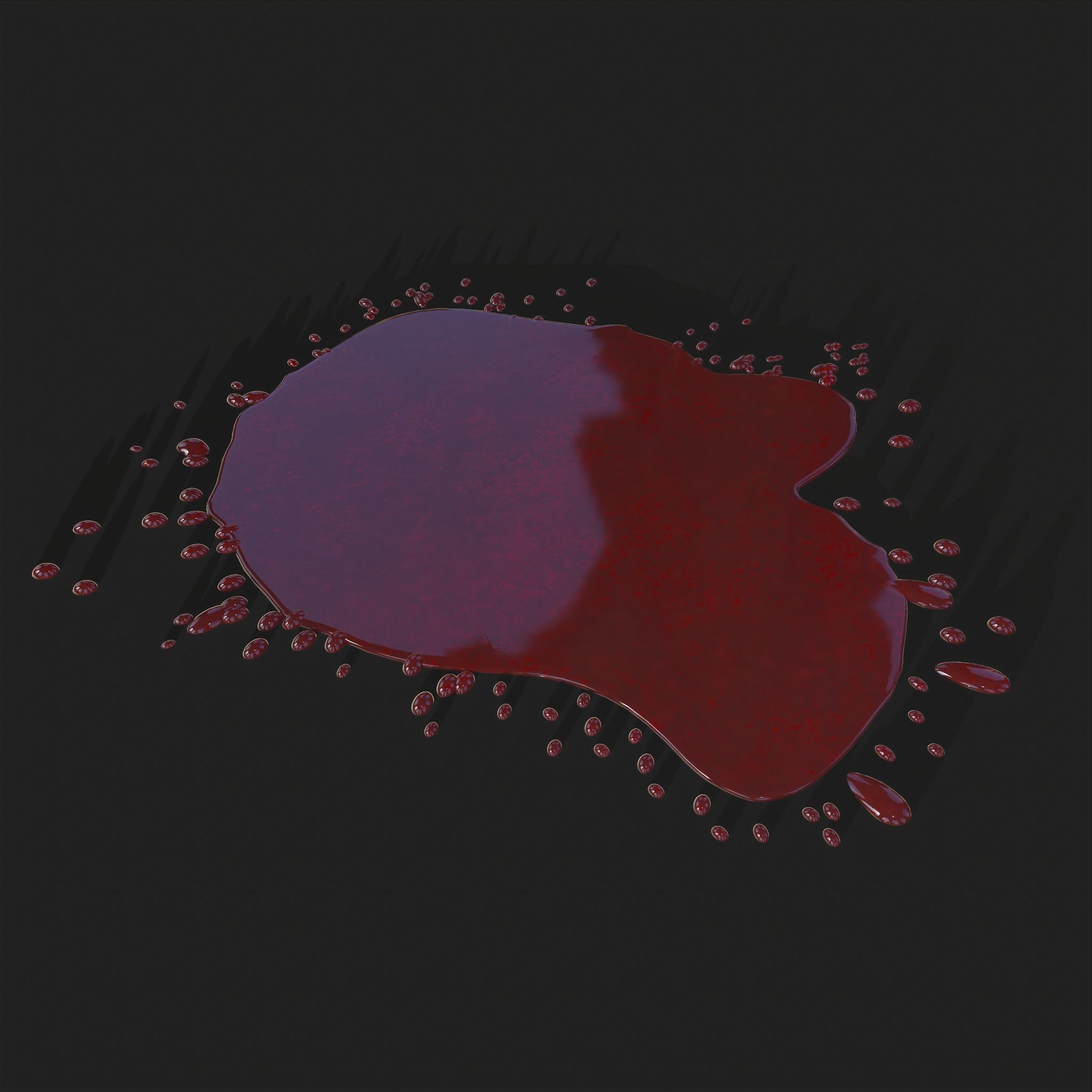 3D model Blood Splatter VR / AR / low-poly | CGTrader