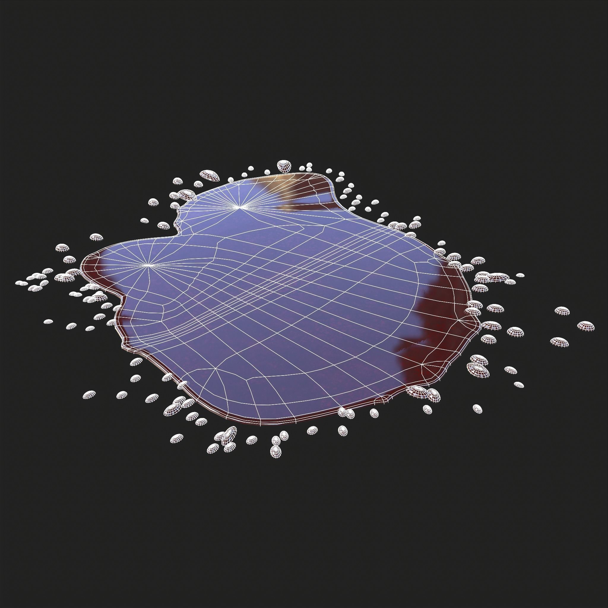 3D model Blood Splatter VR / AR / low-poly | CGTrader