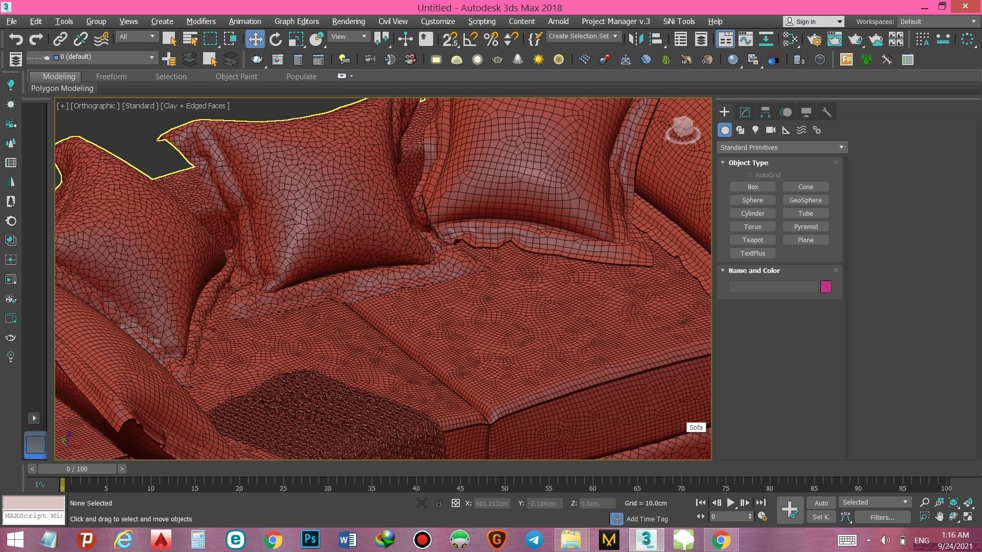 Andromeda Sofa 3D model | CGTrader