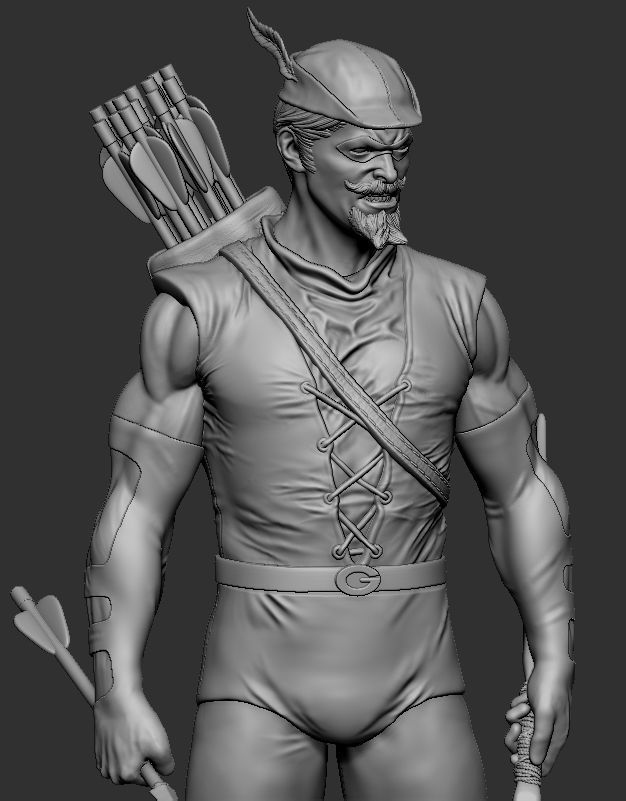 Green Arrow Classic 3D model 3D printable | CGTrader