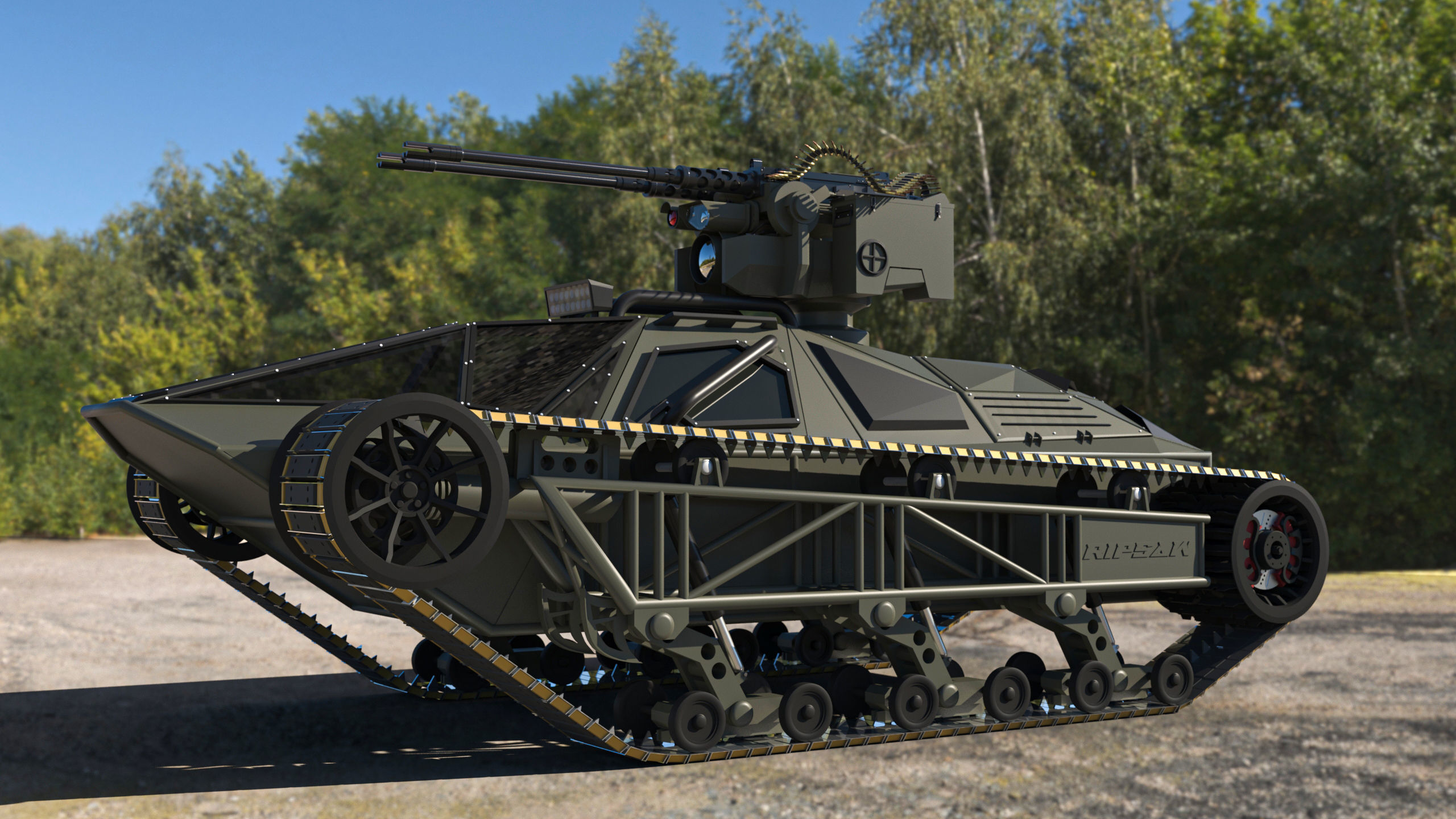 Ripsaw EV2 Tank from movie Fast7 and GI Joe 3D model | CGTrader
