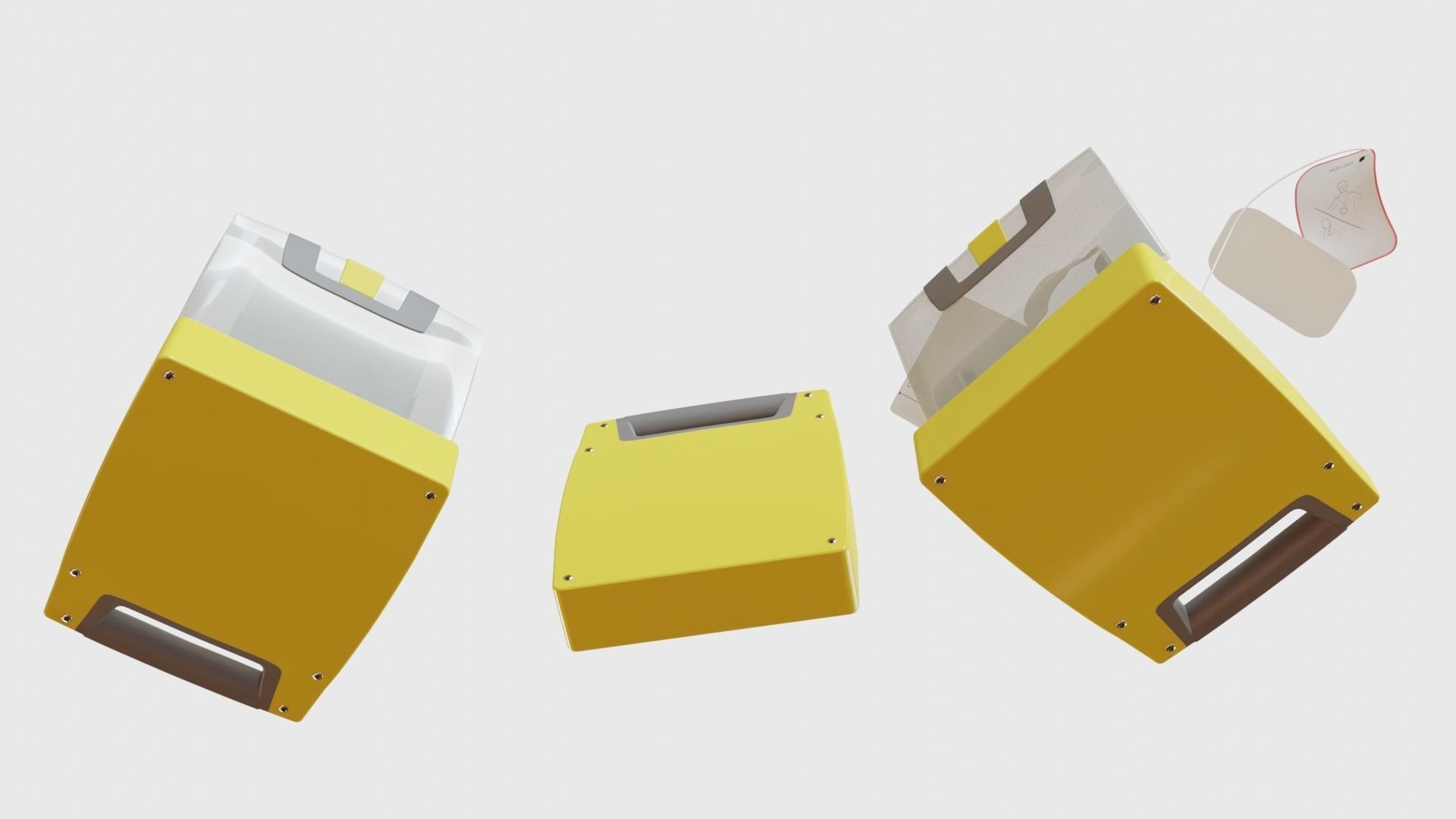 AED defibrillator 3D model rigged | CGTrader