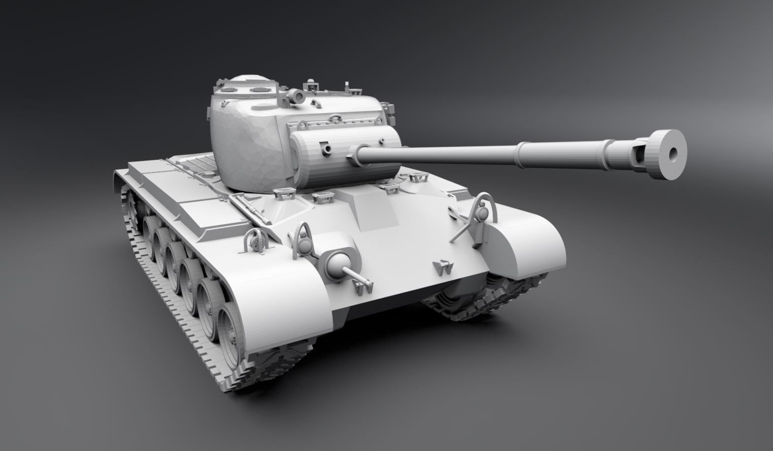 M26 Pershing Scale model 3D model 3D printable | CGTrader