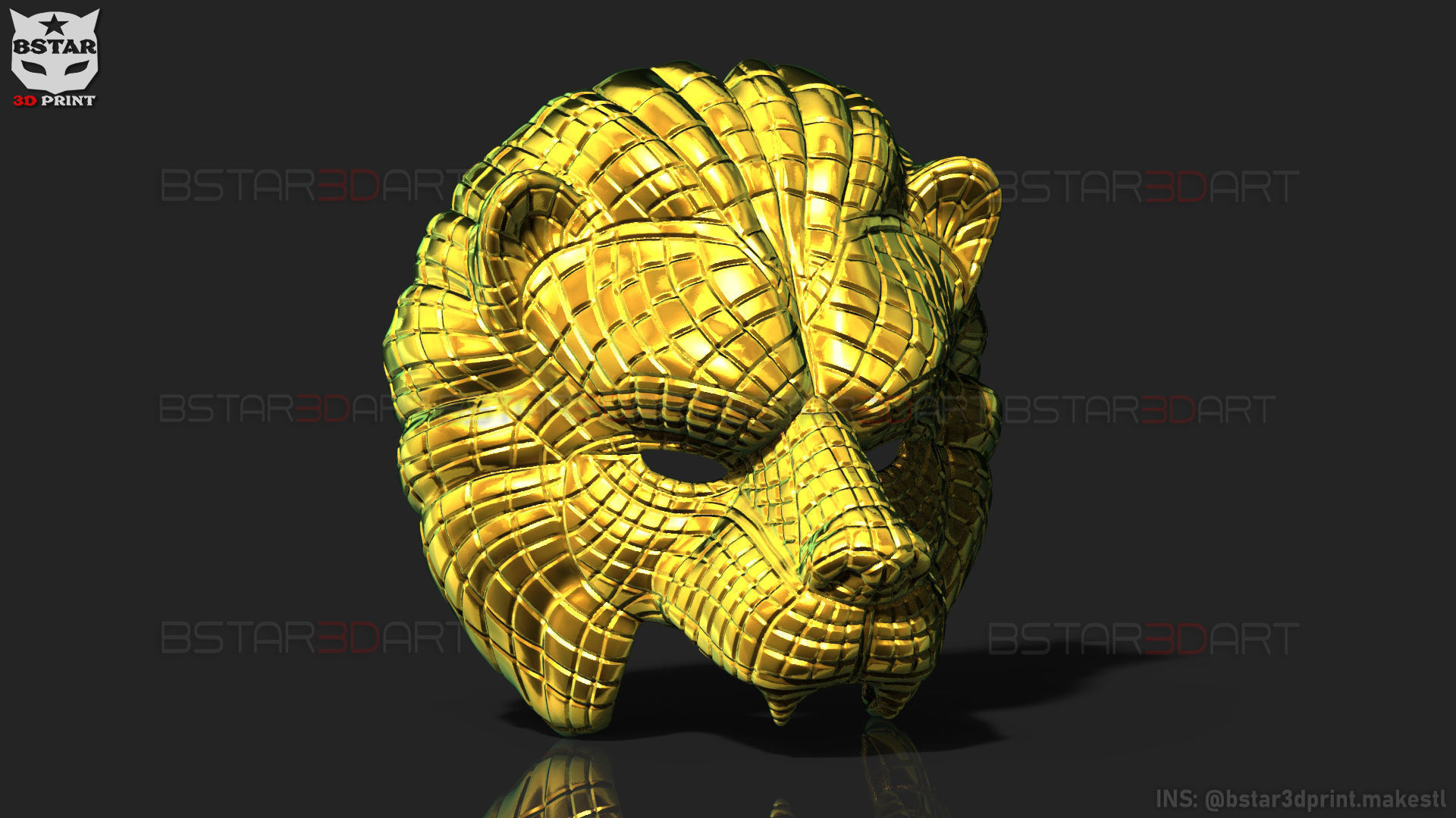 Squid Game Mask - Vip Lion Mask 3D model 3D printable | CGTrader