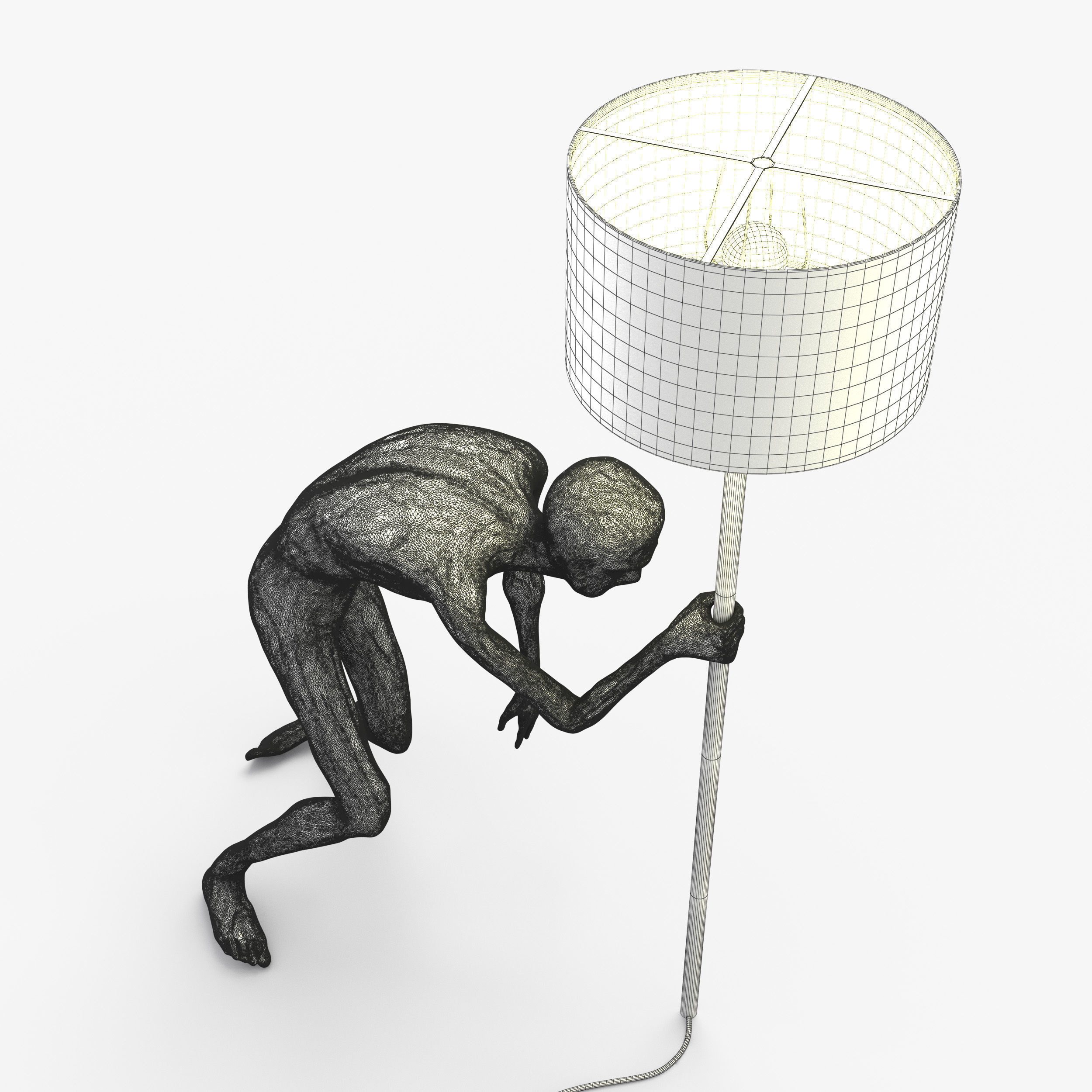 Old man Lamp 3D model | CGTrader