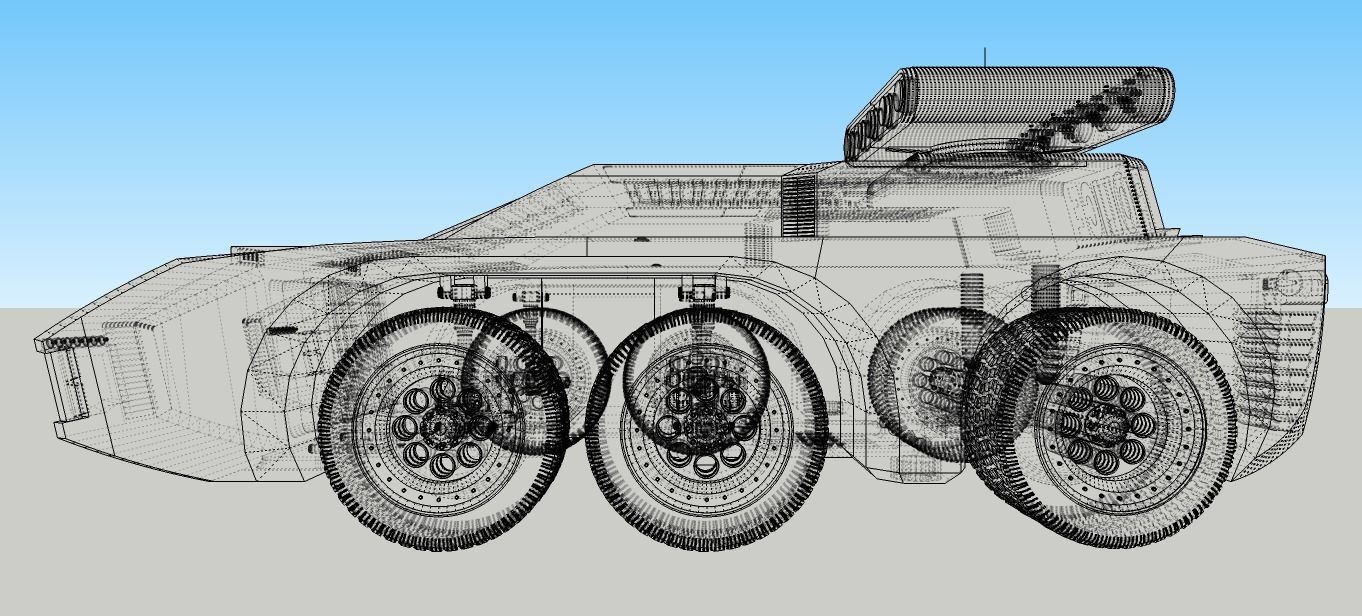 Special force vehicle 3D model rigged | CGTrader