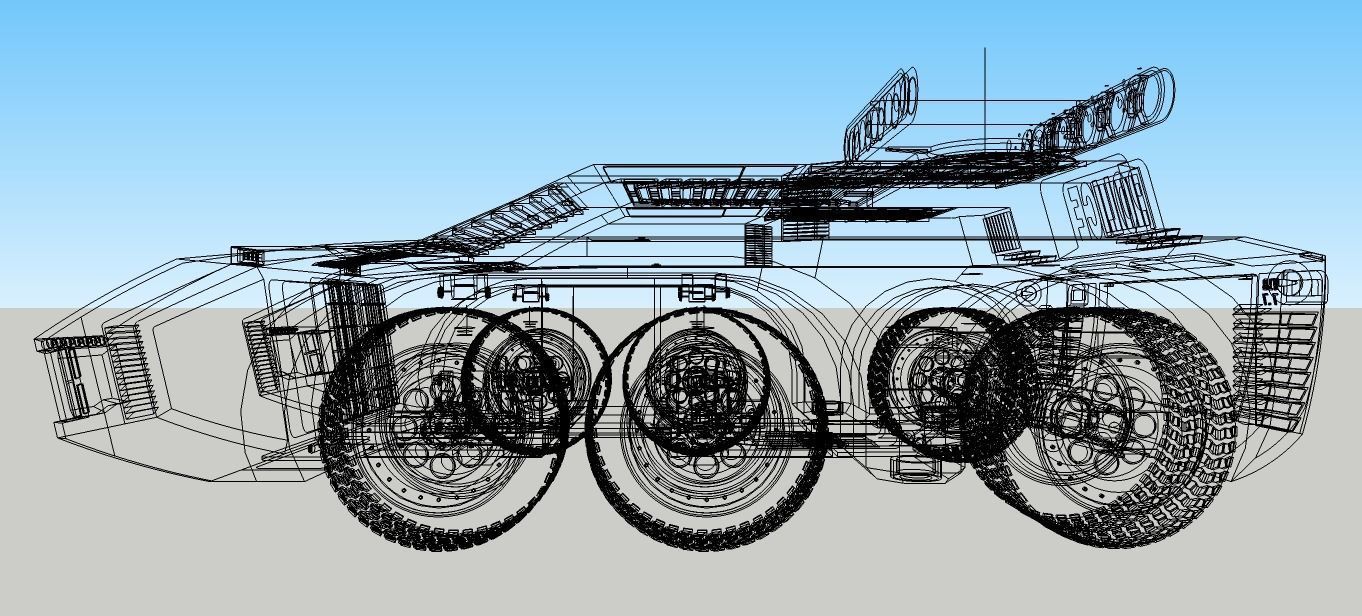 Special force vehicle 3D model rigged | CGTrader