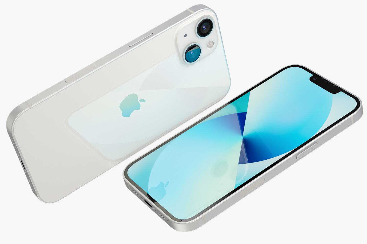 Apple iPhone 13 Starlight 3D model | CGTrader