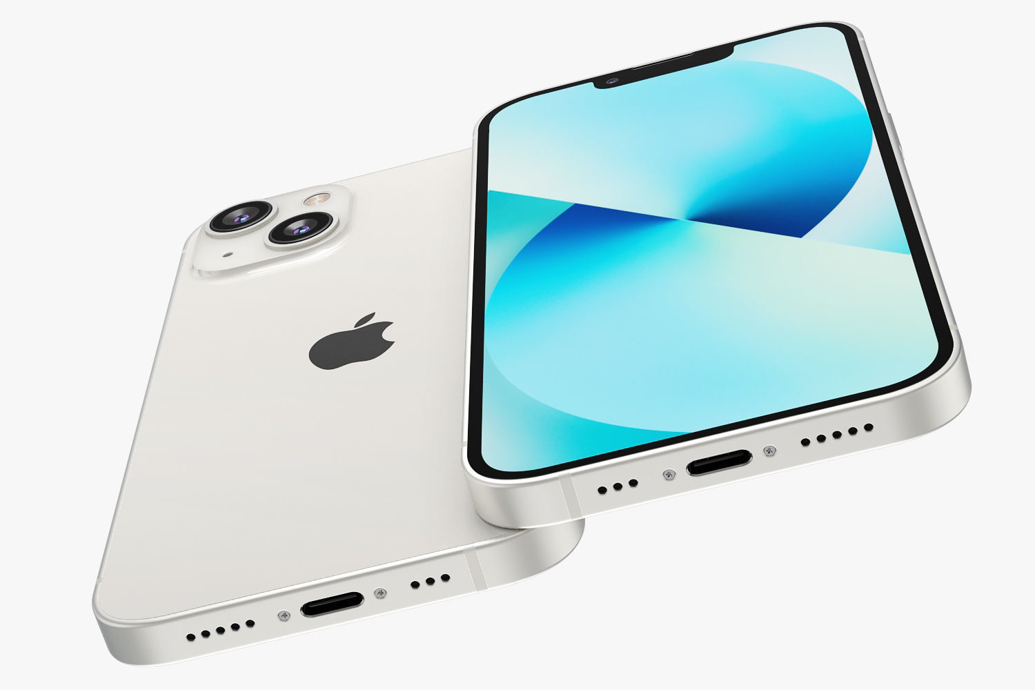 Apple iPhone 13 Starlight 3D model | CGTrader