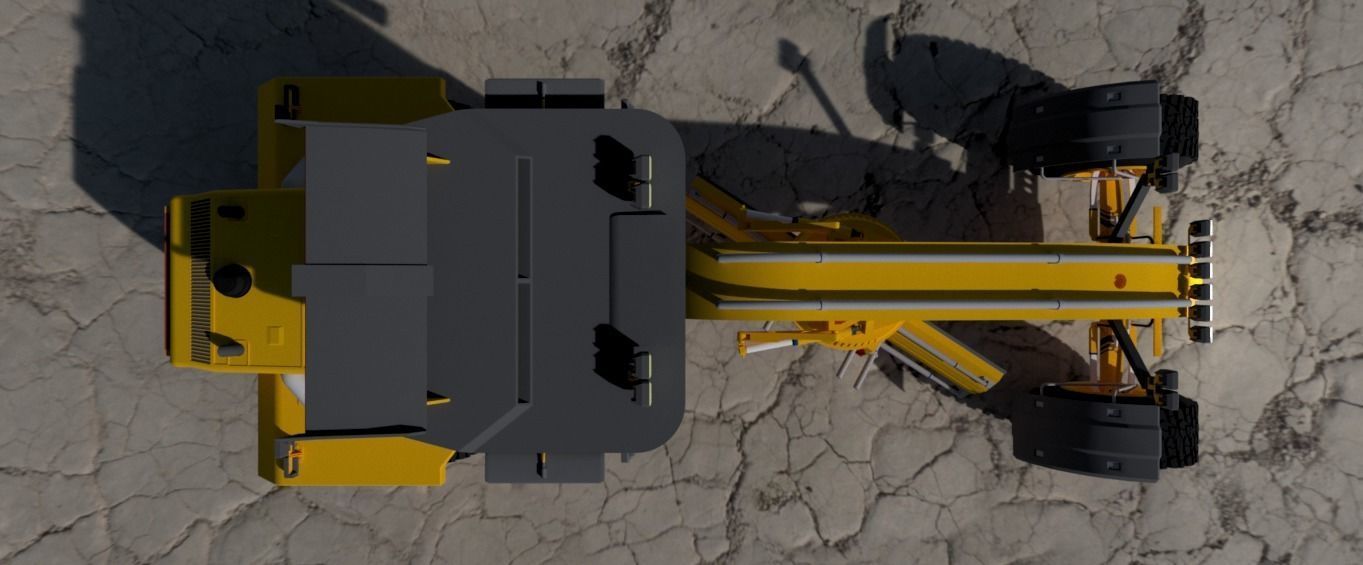 sport grader 3D model | CGTrader